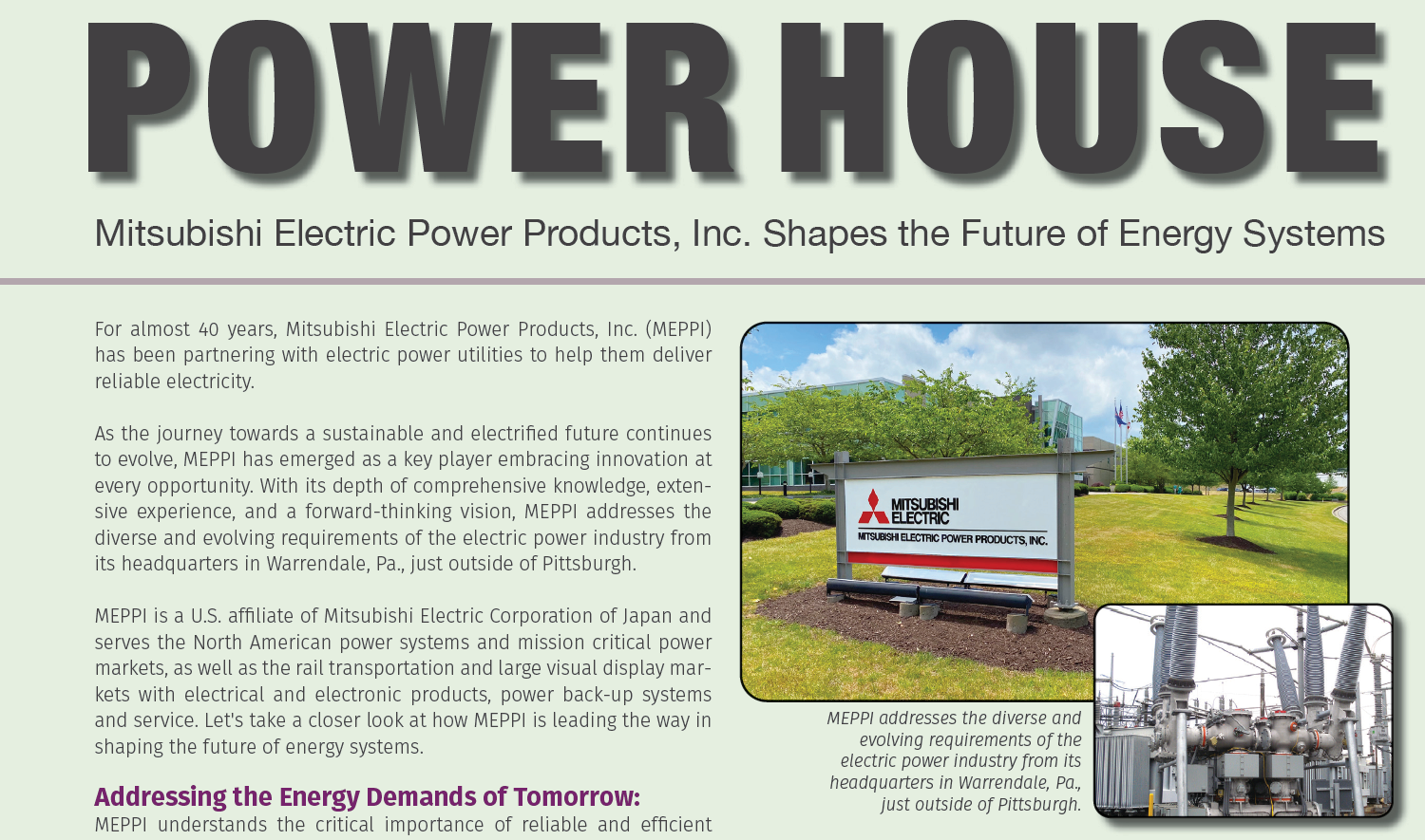 Powerhouse: MEPPI Shapes the Future of Energy Systems