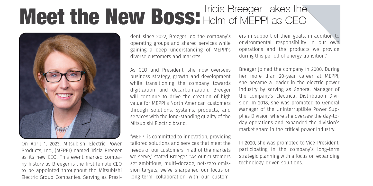 Meet the New Boss: Tricia Breeger Takes the Helm of MEPPI as CEO