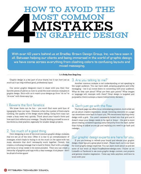 How to Avoid the Most Common Graphic Design Mistakes